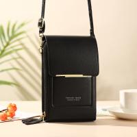 China Mirror Touch Screen Mobile Phone Bag Wallet Card Case Female Shoulder Bag for sale