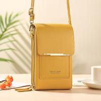 China Mirror Touch Screen Mobile Phone Bag Wallet Card Case Female Shoulder Bag for sale