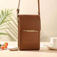 China Mirror Touch Screen Mobile Phone Bag Wallet Card Case Female Shoulder Bag for sale