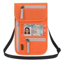 China Wholesale RFID Passport Wallet Crossbody Bag Nano Lotus Waterproof Fabric 23.5x15cm Adjustable Strap for sale