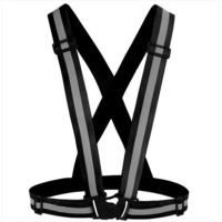 China Wholesale Adjustable Reflective Safety Vest 370-540mm High Visibility for Night Running Cycling for sale