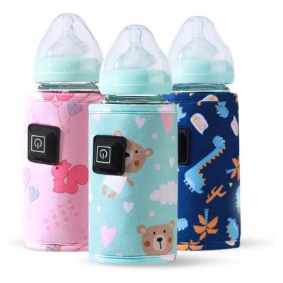 China USB Milk Bottle Warmer Travel Stroller Insulated Baby Nursing Bottle Heater 5V 1A for sale