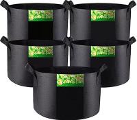 China Nonwoven Felt Grow Bags 35ML Capacity Breathable Plant Cultivation Bags for Rapid Germination for sale
