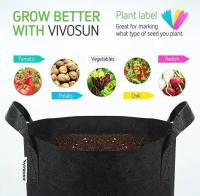 China Nonwoven Felt Grow Bags 35ML Capacity Breathable Plant Cultivation Bags for Rapid Germination for sale