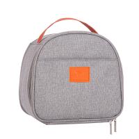 China Custom Portable Lunch Bag Thermal Cooler Box 600D Oxford Waterproof Office Lunchbox with Shoulder Strap for sale