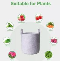 China Wholesale Biodegradable Root Control Bag 34x36cm Felt Nonwoven Fabric Planting Bag for Agriculture Gardening for sale