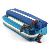 China Reversible Sequins Canvas Pencil Case 21x7cm Large Capacity School Stationery Bag for sale