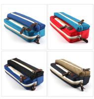 China Reversible Sequins Canvas Pencil Case 21x7cm Large Capacity School Stationery Bag for sale