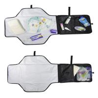 China Waterproof Baby Diaper Pad 36x21.5cm Custom Logo Travel Changing Mat for sale