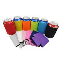 China 12oz Neoprene Beer Koozies Sublimation Insulated Can Sleeves Waterproof Custom Logo for sale