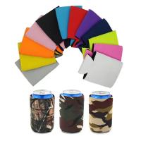China 12oz Neoprene Beer Koozies Sublimation Insulated Can Sleeves Waterproof Custom Logo for sale
