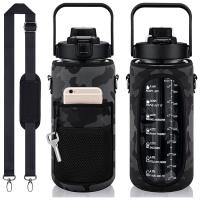 China Insulated Neoprene Sports Water Bottle Cooler Sleeve Portable Camping Bag 750ml for sale