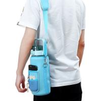 China Insulated Neoprene Sports Water Bottle Cooler Sleeve Portable Camping Bag 750ml for sale