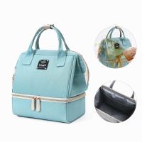 China Waterproof Diaper Bag Large Capacity 20x10cm Mommy Travel Bag Multifunctional Maternity Baby Stroller Bag for sale