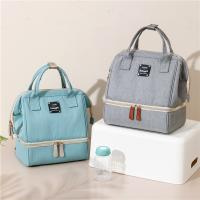 China Waterproof Diaper Bag Large Capacity 20x10cm Mommy Travel Bag Multifunctional Maternity Baby Stroller Bag for sale