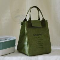 China Dupont Paper Insulated Lunch Bag 1000pcs MOQ OEM Custom Logo Waterproof Portable Tote for sale