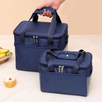 China Insulated Lunch Bag 600D Oxford Cooler Tote with Shoulder Strap 20L Capacity for sale