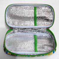 China Customized Insulin Cooler Bag Portable Diabetic Insulated Travel Case 20x9x4cm Aluminum Foil for sale