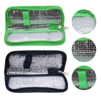 China Portable Insulin Cooler Bag 20x7x3cm Diabetic Medication Travel Organizer Ice Pack for sale