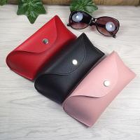 China Custom PU Leather Eyeglasses Case 20x10cm for Sunglasses Women Armband Bag for sale