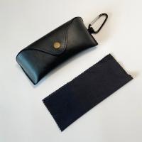 China Durable PU Leather Glasses Case 20x10 cm Lightweight Protective Pouch for Sunglasses for sale