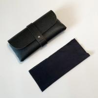 China Durable PU Leather Glasses Case 20x10 cm Lightweight Protective Pouch for Sunglasses for sale