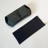 China Durable PU Leather Glasses Case 20x10 cm Lightweight Protective Pouch for Sunglasses for sale