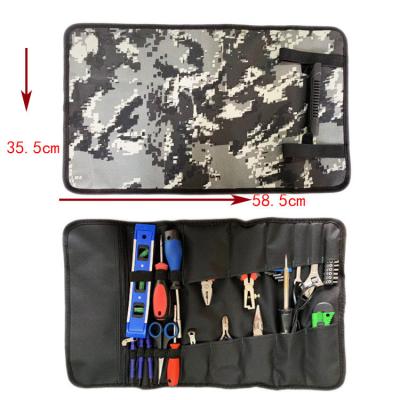 China Multifunction Oxford Cloth Wrench Roll Up Pouch Holder Pocket Tools Pouch for sale