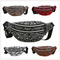 China Serpentine Waist Bag Women Fashion Fanny Pack Nylon 20x10cm Belt Pouch for Phone Card for sale
