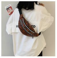 China Serpentine Waist Bag Women Fashion Fanny Pack Nylon 20x10cm Belt Pouch for Phone Card for sale