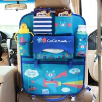 China Oxford PVC Car Seat Back Storage Bag Organizer 38x31x9cm for Travel for sale