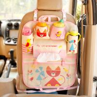 China Oxford PVC Car Seat Back Storage Bag Organizer 38x31x9cm for Travel for sale