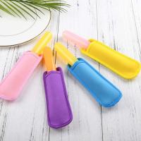 China Neoprene Ice Pop Sleeves 16cm Antifreezing Popsicle Holders Bags Insulator Sleeves Freezer Pops Holder for sale
