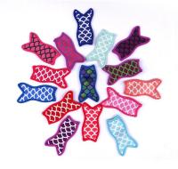 China Custom Neoprene Popsicle Bags 16cm Anti Freezing Ice Pop Sleeves Fish Pattern Cooler Holders for sale