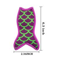China Custom Neoprene Popsicle Bags 16cm Anti Freezing Ice Pop Sleeves Fish Pattern Cooler Holders for sale
