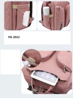China Outdoor Nursing Mother Travel Bag with USB Port 420D Snow Cloth Custom Logo for sale