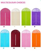 China Non Woven Fabric Garment Dust Cover 100x70cm Waterproof Dustproof with Zipper for sale