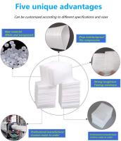 China White EPE Buffer Bags Shockproof Foam Pouch 8x10cm Custom Size for sale