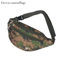 China Custom Nylon Unisex Fanny Pack Waist Bag 20x10 cm for Men Women Belt Bag for sale