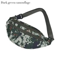 China Custom Nylon Unisex Fanny Pack Waist Bag 20x10 cm for Men Women Belt Bag for sale