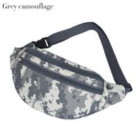 China Custom Nylon Unisex Fanny Pack Waist Bag 20x10 cm for Men Women Belt Bag for sale