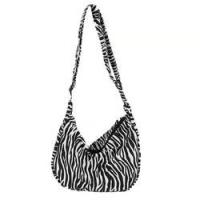 China Fashion Leopard Print Eco Canvas Tote Bag 25x30x7 cm Large Capacity Shoulder Bag for Women for sale
