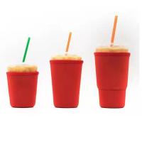 China Custom Neoprene Cup Sleeve 11.5x6 cm Reusable Thermal Bottle Holder for Tumblers for sale