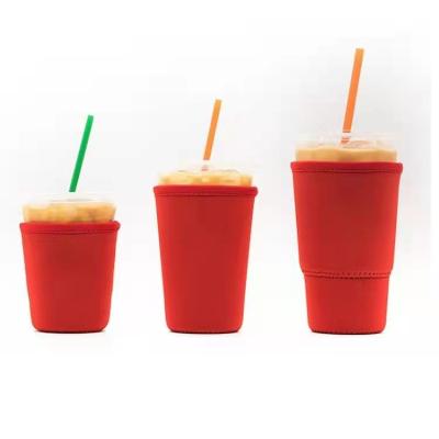China Custom Neoprene Cup Sleeve 11.5x6 cm Reusable Thermal Bottle Holder for Tumblers for sale