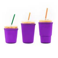 China Custom Neoprene Cup Sleeve 11.5x6 cm Reusable Thermal Bottle Holder for Tumblers for sale