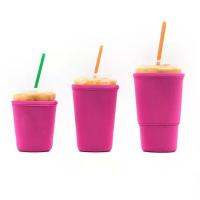 China Custom Neoprene Cup Sleeve 11.5x6 cm Reusable Thermal Bottle Holder for Tumblers for sale