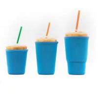 China Custom Neoprene Cup Sleeve 11.5x6 cm Reusable Thermal Bottle Holder for Tumblers for sale