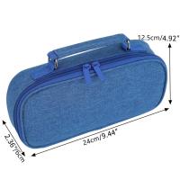 China OEM Reversible Sequins Pencil Case 21x7cm Large Capacity Oxford Pencil Pouch for School for sale