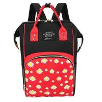 China Customizable Anti Theft Mommy Diaper Bag Large Capacity Oxford Cloth with USB Port for sale
