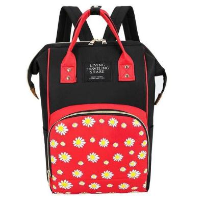 China Customizable Anti Theft Mommy Diaper Bag Large Capacity Oxford Cloth with USB Port for sale